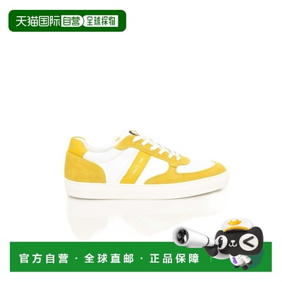 自营Cerruti 1881 Cowhide Men Men's Sneaker - yellow 美国奥莱