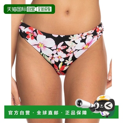 自营Roxy Printed Beach Classics Bikini Bottom Women Black Tr