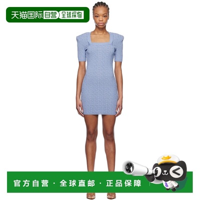 1h可退 香港直邮潮奢 Balmain 巴尔曼 女士 蓝色 Glittered Monog