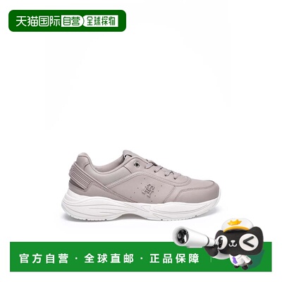 自营tommy hilfiger棕色软垫Tech Heel Runner运动鞋-灰色 美国奥