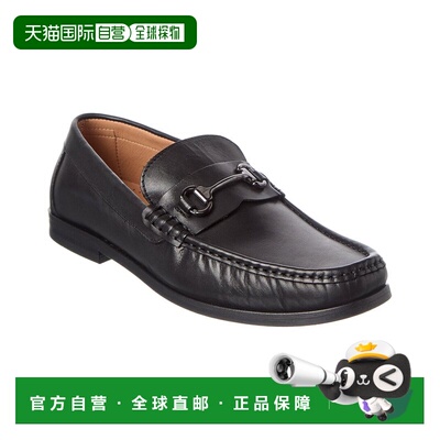 自营M by Bruno Magli Giacomo Leather Loafer - black 美国奥莱