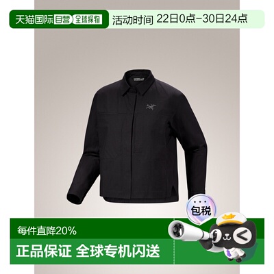 加拿大直邮始祖鸟CLARKIA SL OVERSHIRT女款轻量棉质外套式衬衫