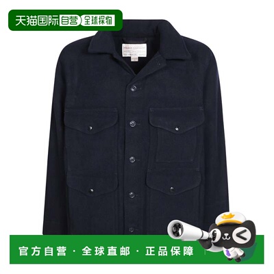 自营filsonMackinaw羊毛巡洋舰夹克-黑色 美国奥莱直发