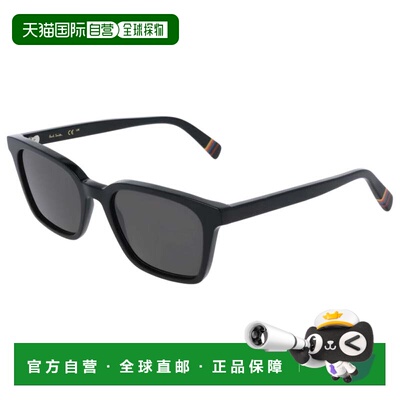自营Paul Smith男士55mm太阳镜PS25601S-001-55-黑色 美国奥莱直