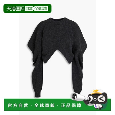 自营 Alexander Wang 亚历山大 王 女士 倒 v 领毛衣 1KC1231054