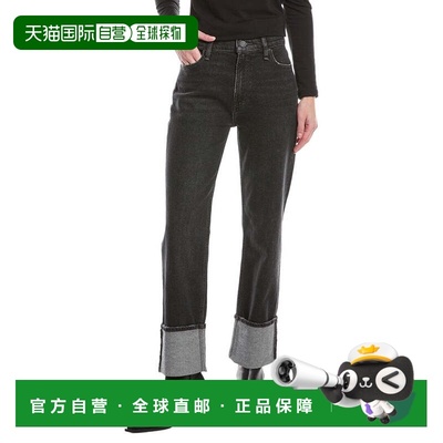 自营HUDSON Jeans Remi High-Rise Washed Black Ankle Jean - bl