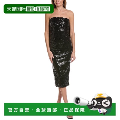 自营 TOCCIN Loulou 垂坠蝴蝶结礼服 - 黑色 连衣裙 美国奥莱直发