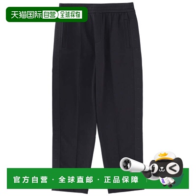 自营emporio armaniSide Logo Elastic Trousers - black 美国奥