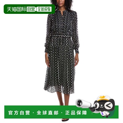 自营Elie tahari rue连衣裙-黑色 美国奥莱直发