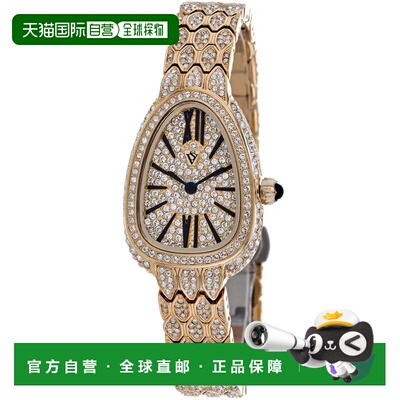 自营Christian Van Sant Women's Bella Rose Gold Oval 25mm - r