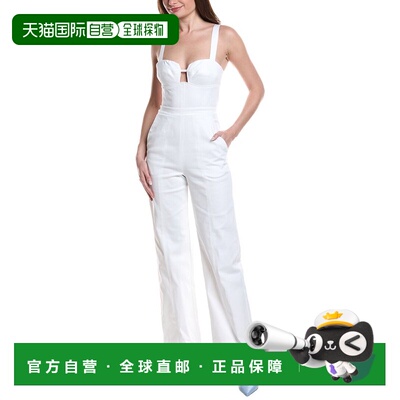 自营Black Halo Sorelle Jumpsuit - white 美国奥莱直发