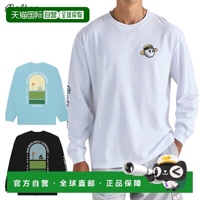 自营 Malbon Golf 男士 MARINA TEE 长袖衬衫 (M-9270) - 2025年