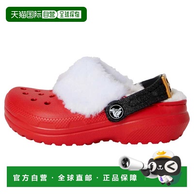 自营Toddler Crocs Santa Lined Clog Red / White 210932-6WE -