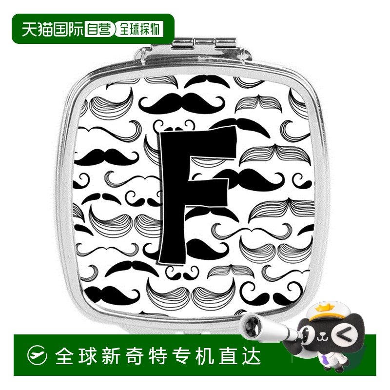 自营 Carolines Treasures CJ2009-FSCM 字母 F 小胡子初始紧凑型_虎窝淘