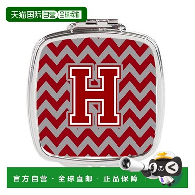 自营 Carolines Treasures CJ1049-HSCM Letter H Chevron M正品