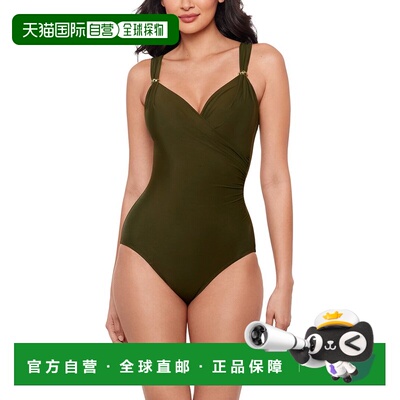 自营Miraclesuit Razzle Dazzle Siren Dd One-Piece - green 美