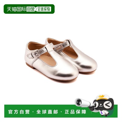 自营 Old Soles玫瑰T皮革Maryjane-银色 美国奥莱直发