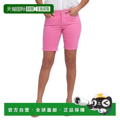 自营NYDJ Ella Honeysuckle Short - Red 美国奥莱直发短裤休闲裤