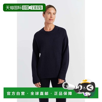自营chinti & parkerNavy Pure Cashmere Crew Neck Sweater - na