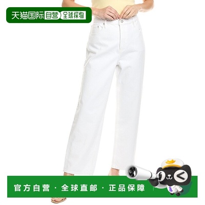 自营 frame denim框架牛仔休闲白色直筒牛仔裤-白色 美国奥莱直发