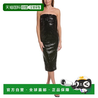 自营 TOCCIN Loulou 垂坠蝴蝶结礼服 - 黑色 连衣裙 美国奥莱直发