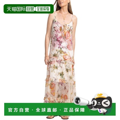 自营Johnny Was Rosabelia Silk Dress - pink 美国奥莱直发