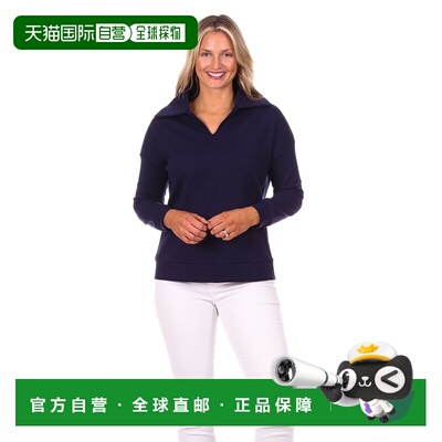 自营duffield laneBrynn海军蓝运动衫-海军蓝 美国奥莱直发