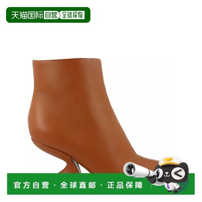 自营salvatore ferragamoSal 85 Ankle Booties - beige 美国奥莱