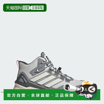 自营 adidas Terrex Skychaser Mid GORE-TEX女式徒步鞋-灰色一双