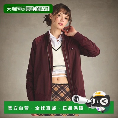 自营members onlyWomen's Satin Bomber Jacket - burgundy 美国