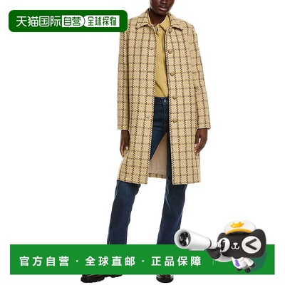 自营Lafayette 148 New York Long Overcoat - yellow 美国奥莱直