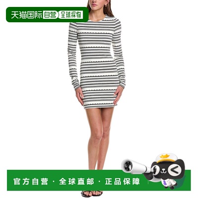 自营lemlem Nyala Bodycon Mini Dress - white 美国奥莱直发