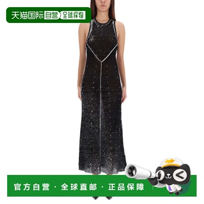 自营dieselM-Rab Racerback Textured Midi Dress - black 美国奥