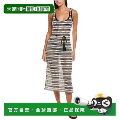 自营La Blanca Onshore Midi Tank Dress - black 美国奥莱直发