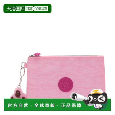 自营Kipling Viv Pouch - pink frosting 美国奥莱直发化妆包