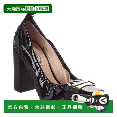 自营tod'sTOD的专利泵-黑色 美国奥莱直发
