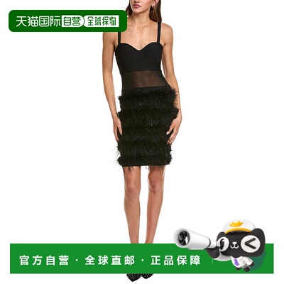 自营Beulah Mini Dress - Black 包臀裙连衣裙美国奥莱直发吊带