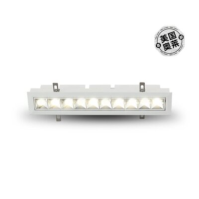 自营 vonnRUBIK 13.25 英寸 10 光 LED 可调嵌入式筒灯带装饰 100