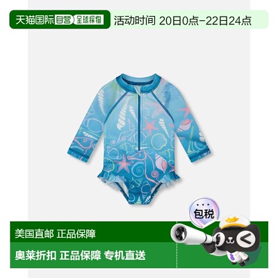 自营deux par deuxBaby and Toddler One-Piece Long Sleeve Rash