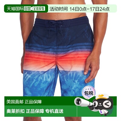 自营Speedo Printed Bondi Basin Boardshorts Men's  Peacoat 9