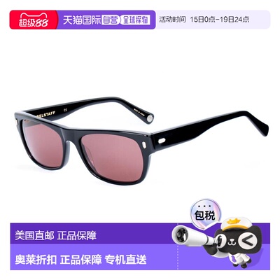 自营Belstaff Acetate Women's Sunglasses - black 美国奥莱直发