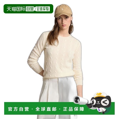 1h可退 【美国直邮】Ralph Lauren Cable Knit Cashmere Sweater