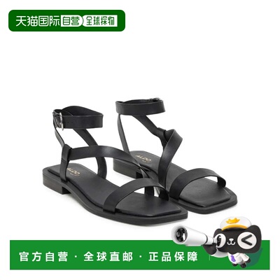 自营Women's Aldo Grugar 13966800 Sandals Black Ankle Strap S