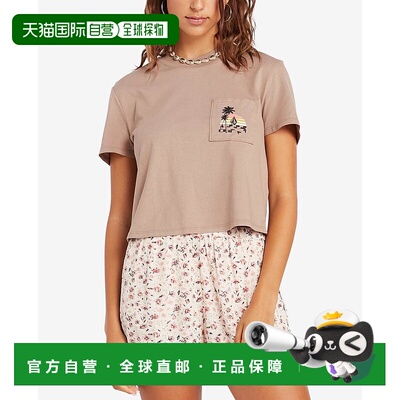 1h可退 【美国直邮】Volcom女士T恤 上装  简约时尚 舒适透气 个