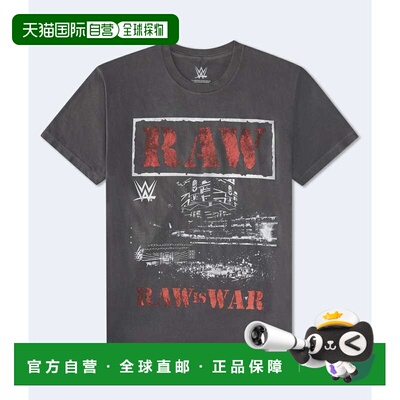 自营Aeropostale Wwe Raw Is War Relaxed Graphic Tee - black 1