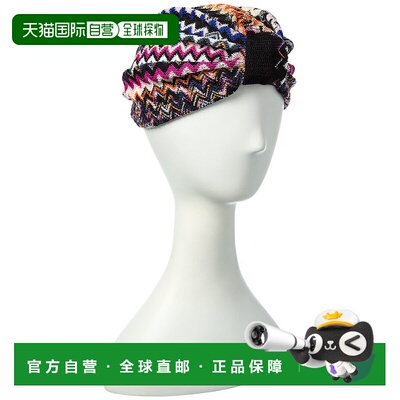 自营Missoni Wool-Blend Turban - Black 帽子【美国奥莱直发】