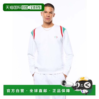 自营sergio tacchini继承圆领-亮白 美国奥莱直发卫衣