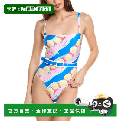 自营 Paolita Formentera雅典娜单件-蓝色 美国奥莱直发泳衣