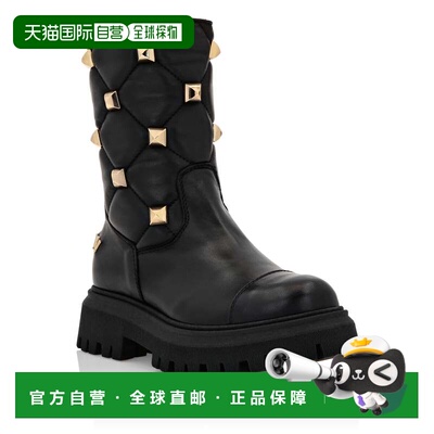 自营philipp pleinQUILTED LEATHER BOOTS PLEIN AND STUDS - bla