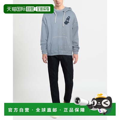 1h可退 【美国直邮】DSQUARED2 连帽卫衣 男装 100 棉 运动风格
